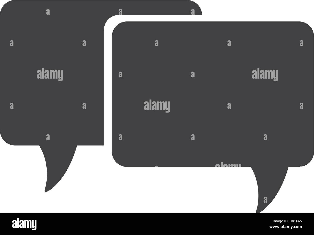 Bubble icon. Communication message discussion and conversation theme ...