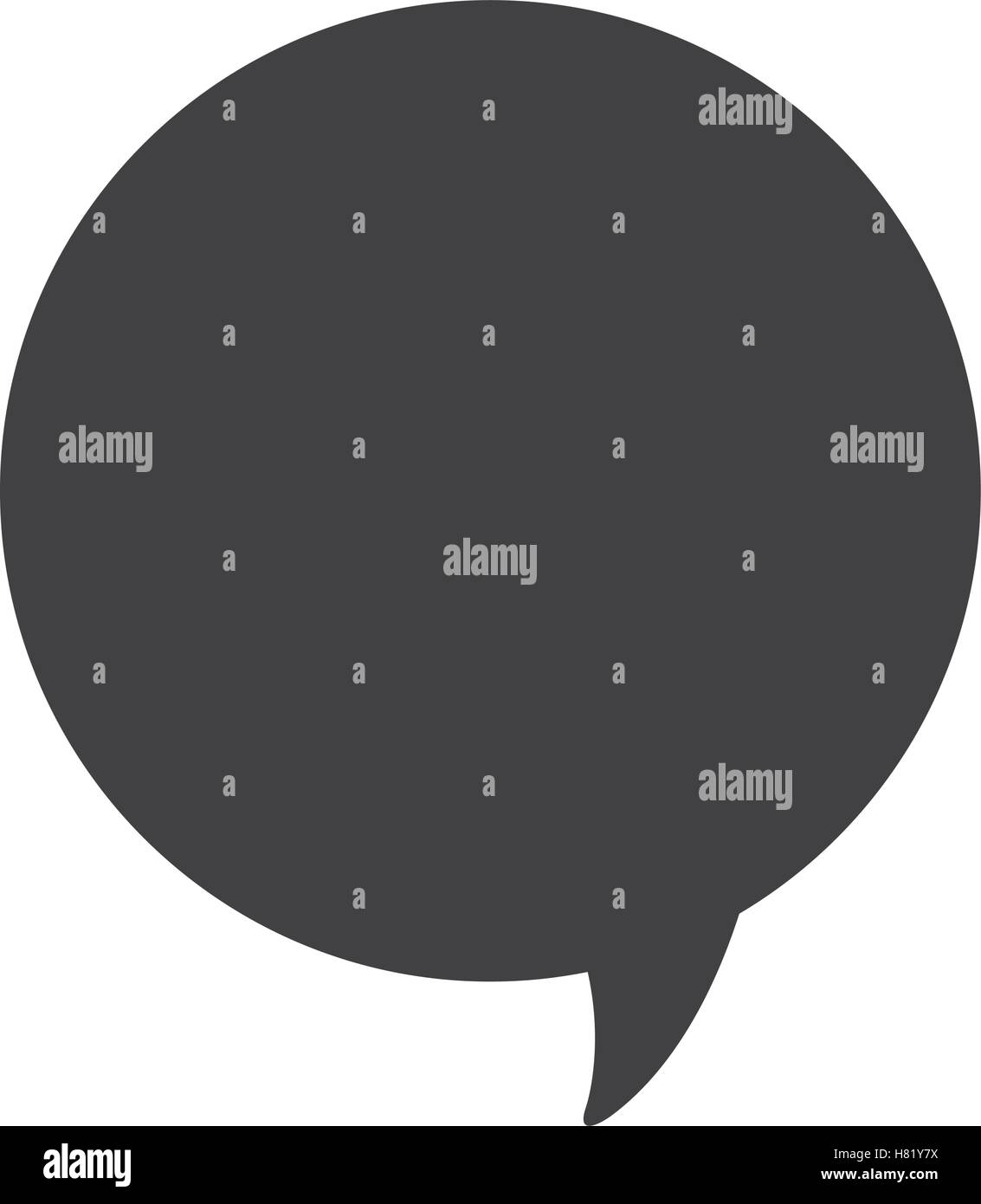 Bubble icon. Communication message discussion and conversation theme ...