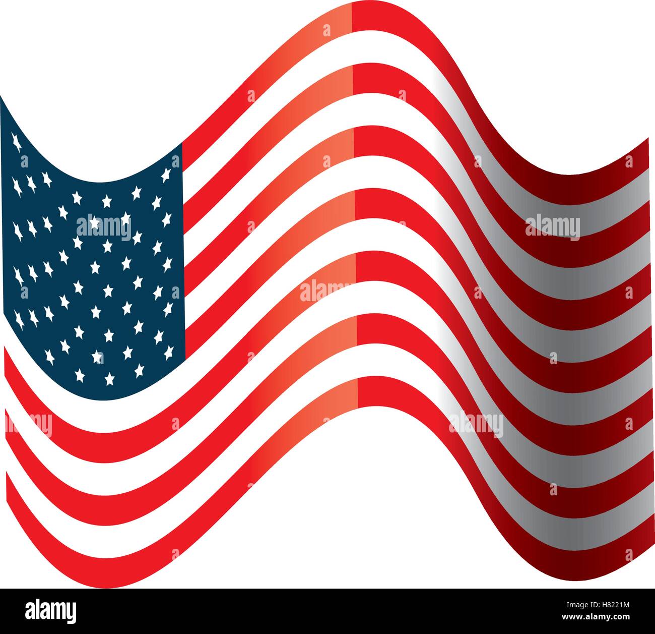 united states of america flag vector illustration design Stock Vector ...