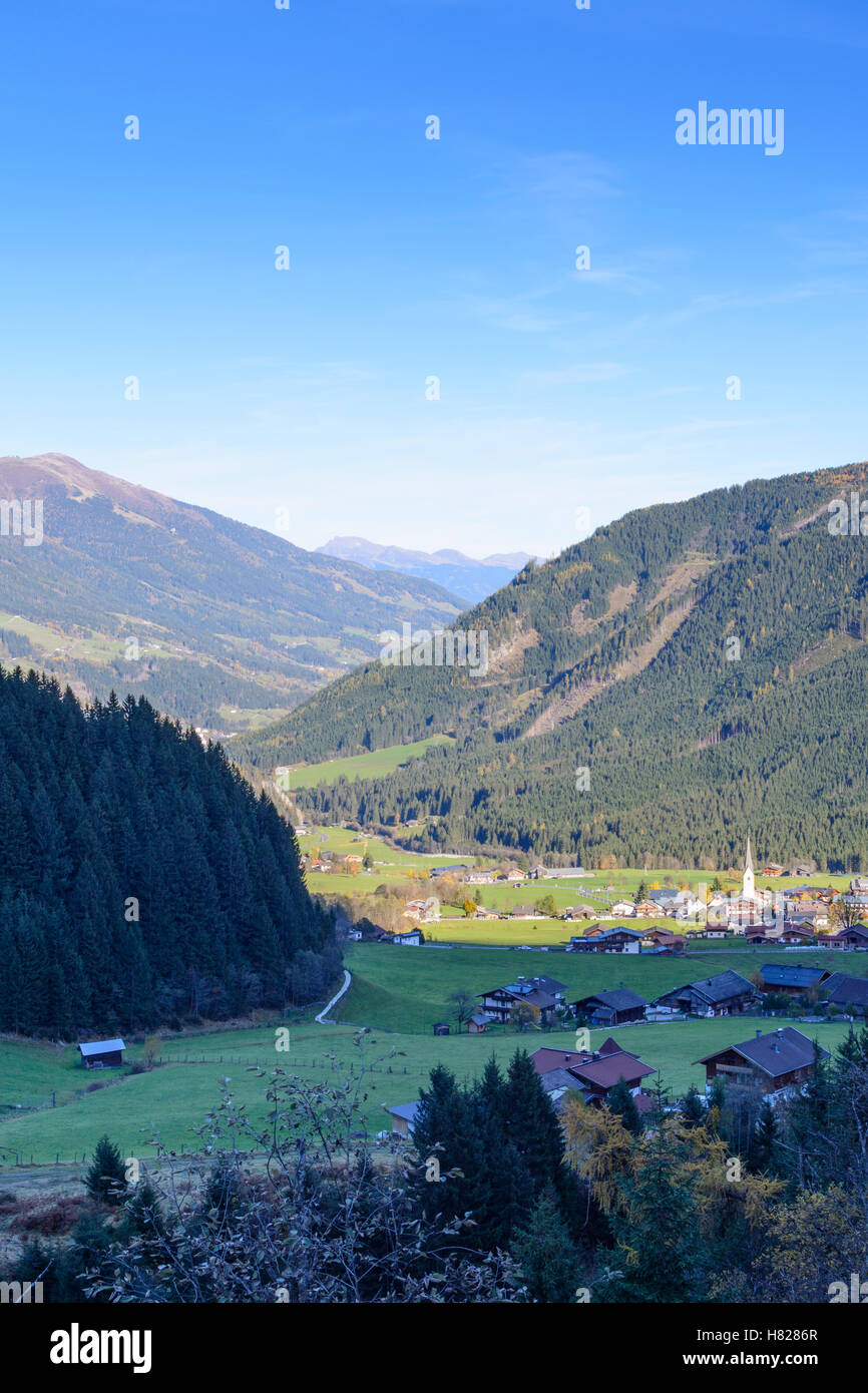 Krimml: Krimml village, Salzach valley, Pinzgau, Salzburg, Austria ...