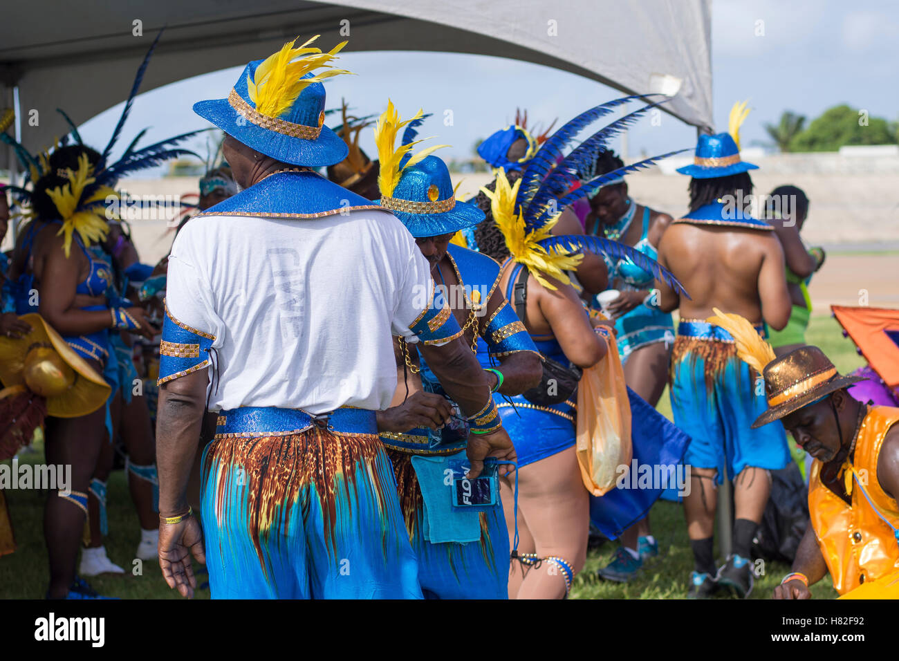 Barbados Crop Over Festival (Grand Kadooment 2016 in Barbados Stock ...