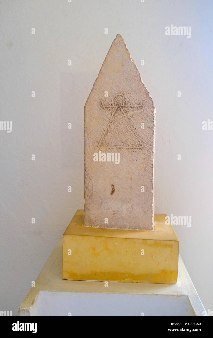 The ancient primitive art depicting the pagan Godness of fertility ...