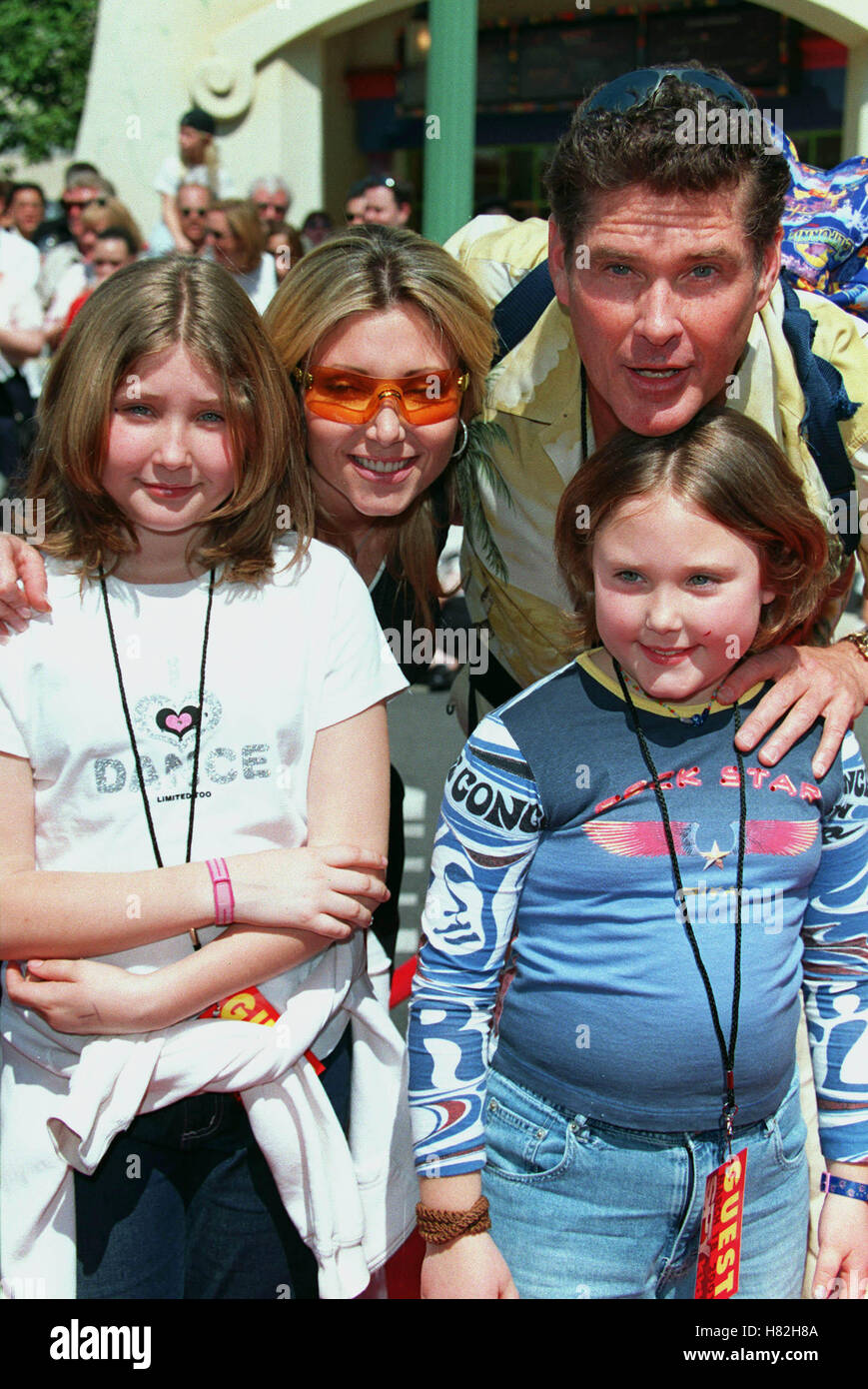 DAVID HASSELHOFF & FAMILY "SPY KIDS" LOS ANGELES PREMIER DISNEY ...