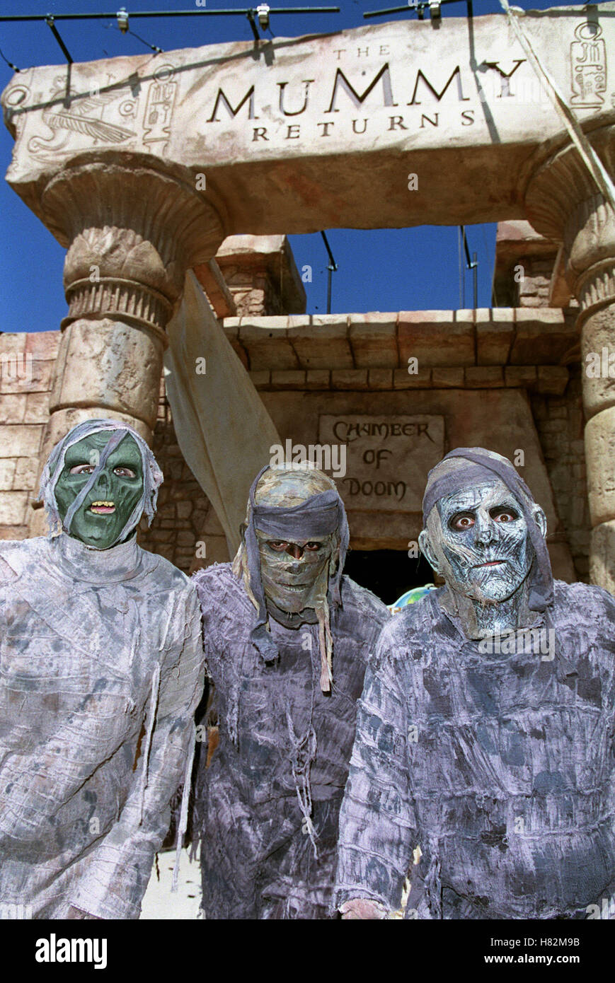 THE MUMMY RETURNS RIDE ATTRACTION OPENING UNIVERSAL STUDIOS LA USA 09 ...
