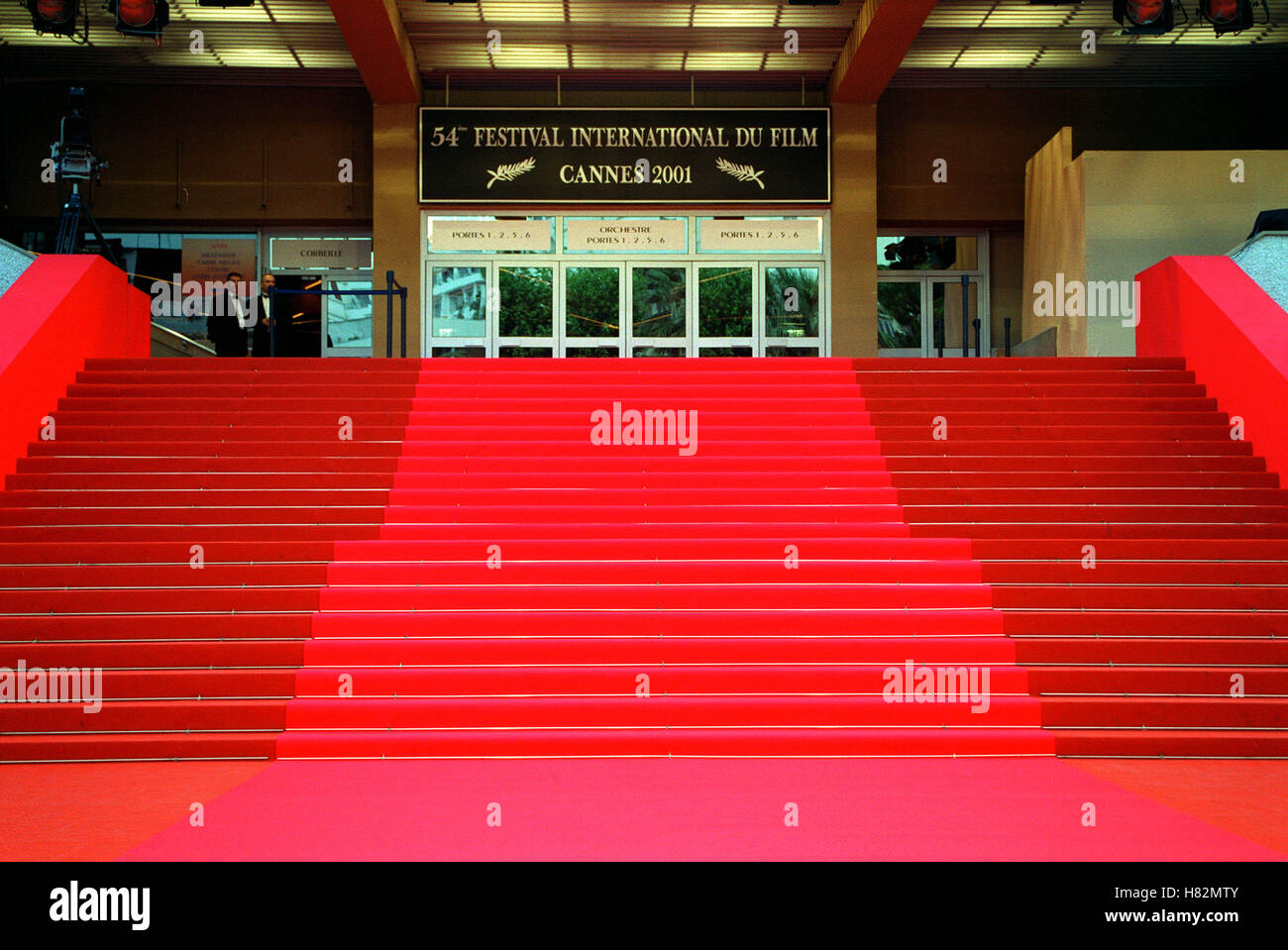 THE RED STEPS AT THE CANNES CANNES FILM FESTIVAL CANNES FRANCE EUROPE ...
