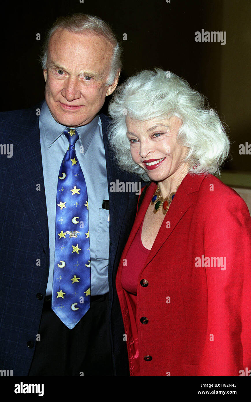 BUZZ ALDRIN & LOIS DRIGGS 37TH HUMANITARIAN AWARDS BEVERLY HILLS LA USA ...