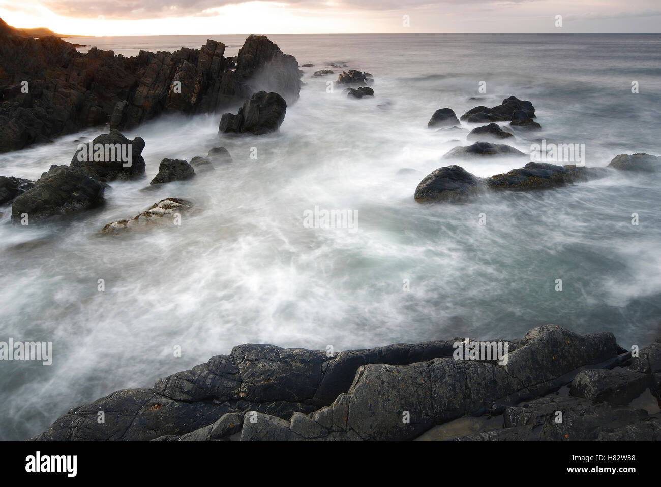 Rocky inlet, Varangerfjord, Varanger, Norway Stock Photo - Alamy