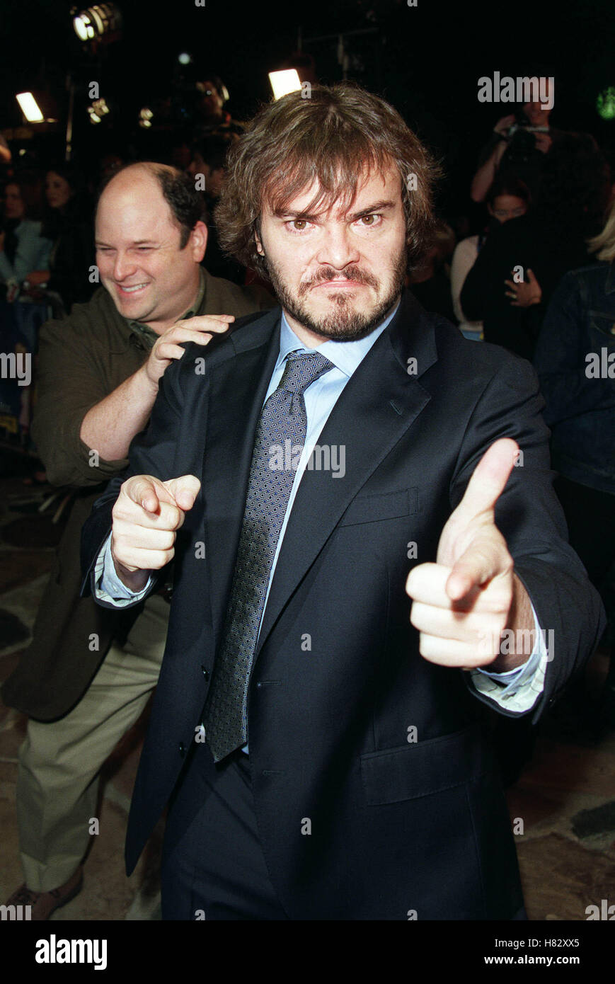 JACK BLACK & JASON ALEXANDER "SHALLOW HAL" FILM PREMIER LA LA USA 01 ...