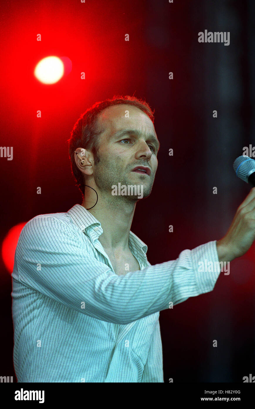 TIM BOOTH T IN THE PARK KINROSS SCOTLAND 07 July 2001 Stock Photo - Alamy