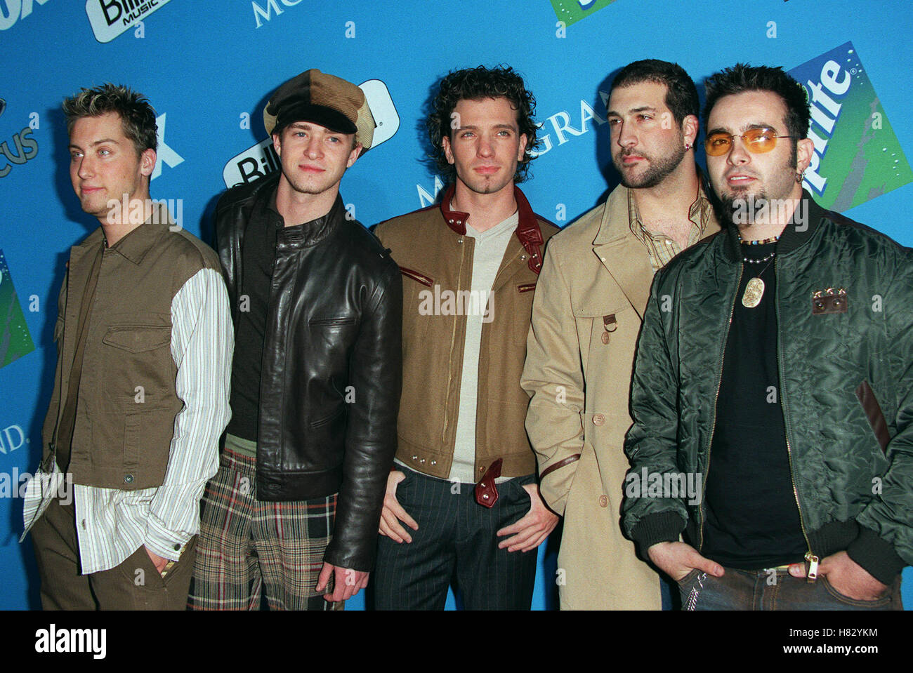 'N SYNC BILLBOARD MUSIC AWARDS LAS VEGAS USA 04 December 2001 Stock ...