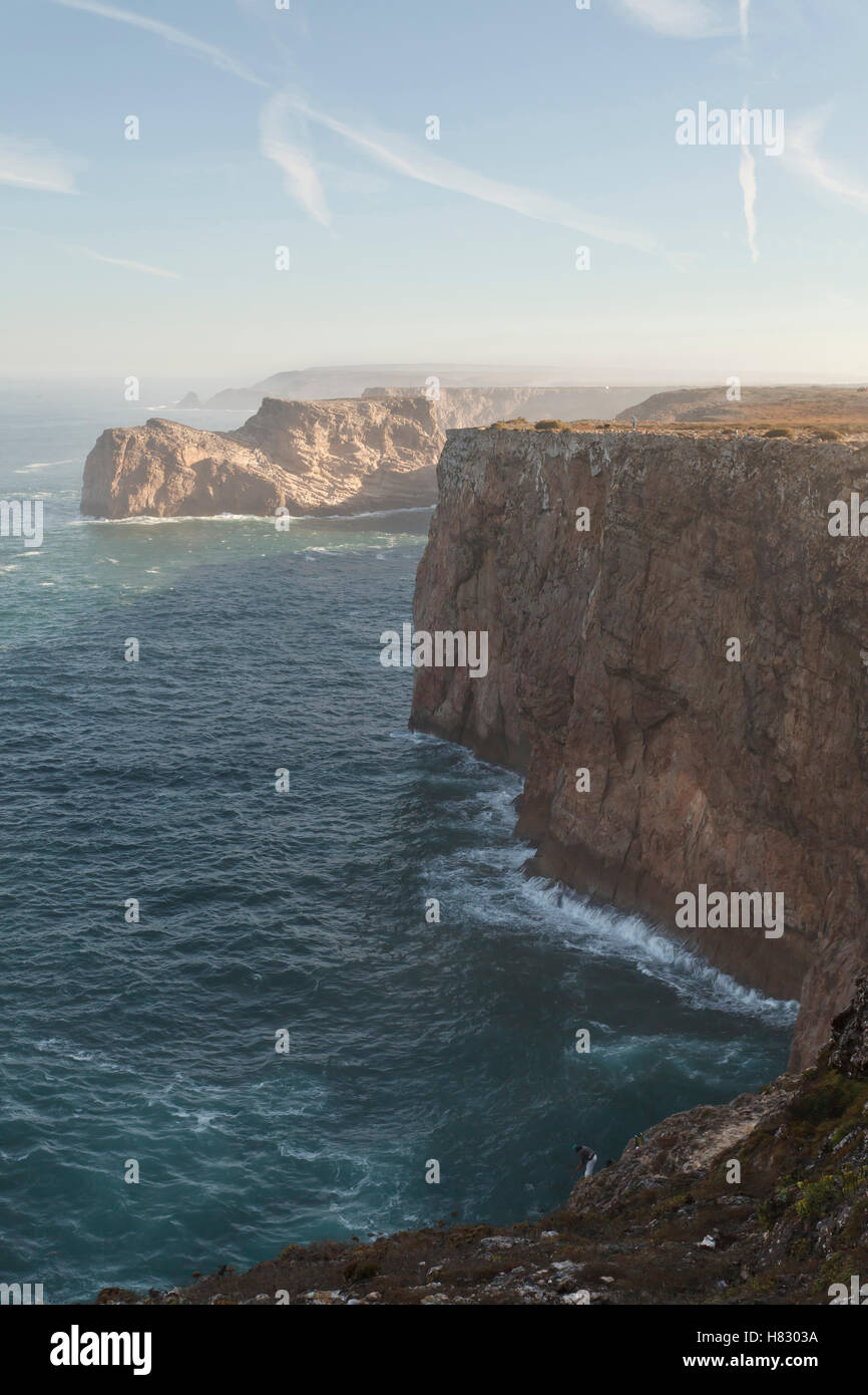 Cliffs at Cape Saint Vincent, Sagres, Portugal Stock Photo - Alamy