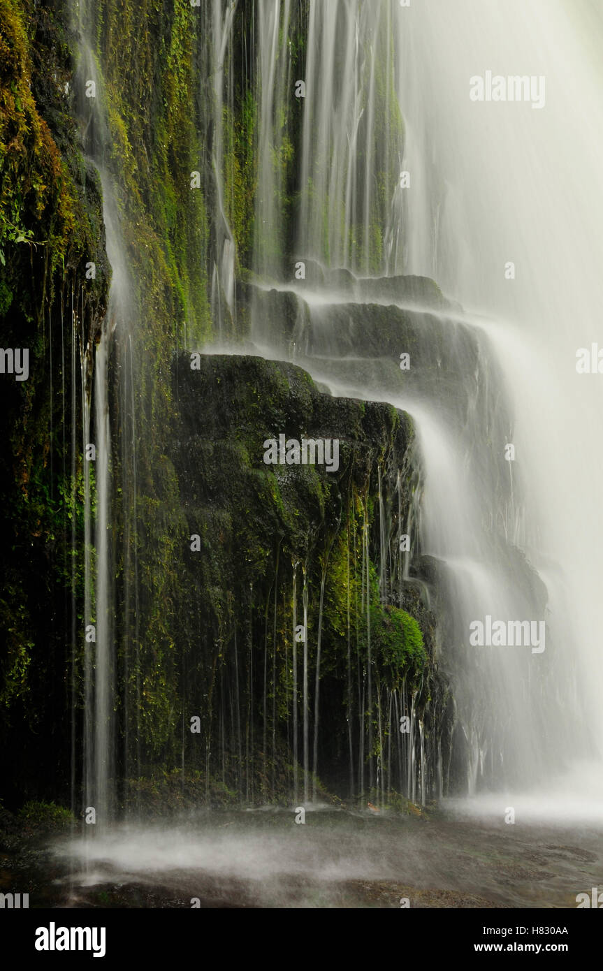 Waterfall, Pontneddfechan, Wales Stock Photo - Alamy