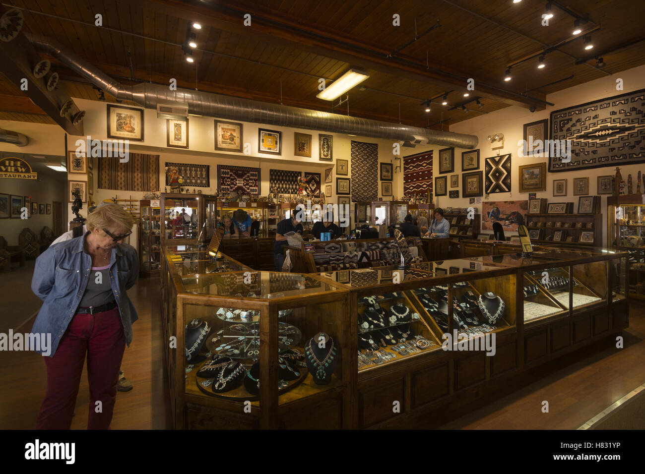 Arizona-Utah, Monument Valley Navajo Tribal Park, Visitor Center gift ...
