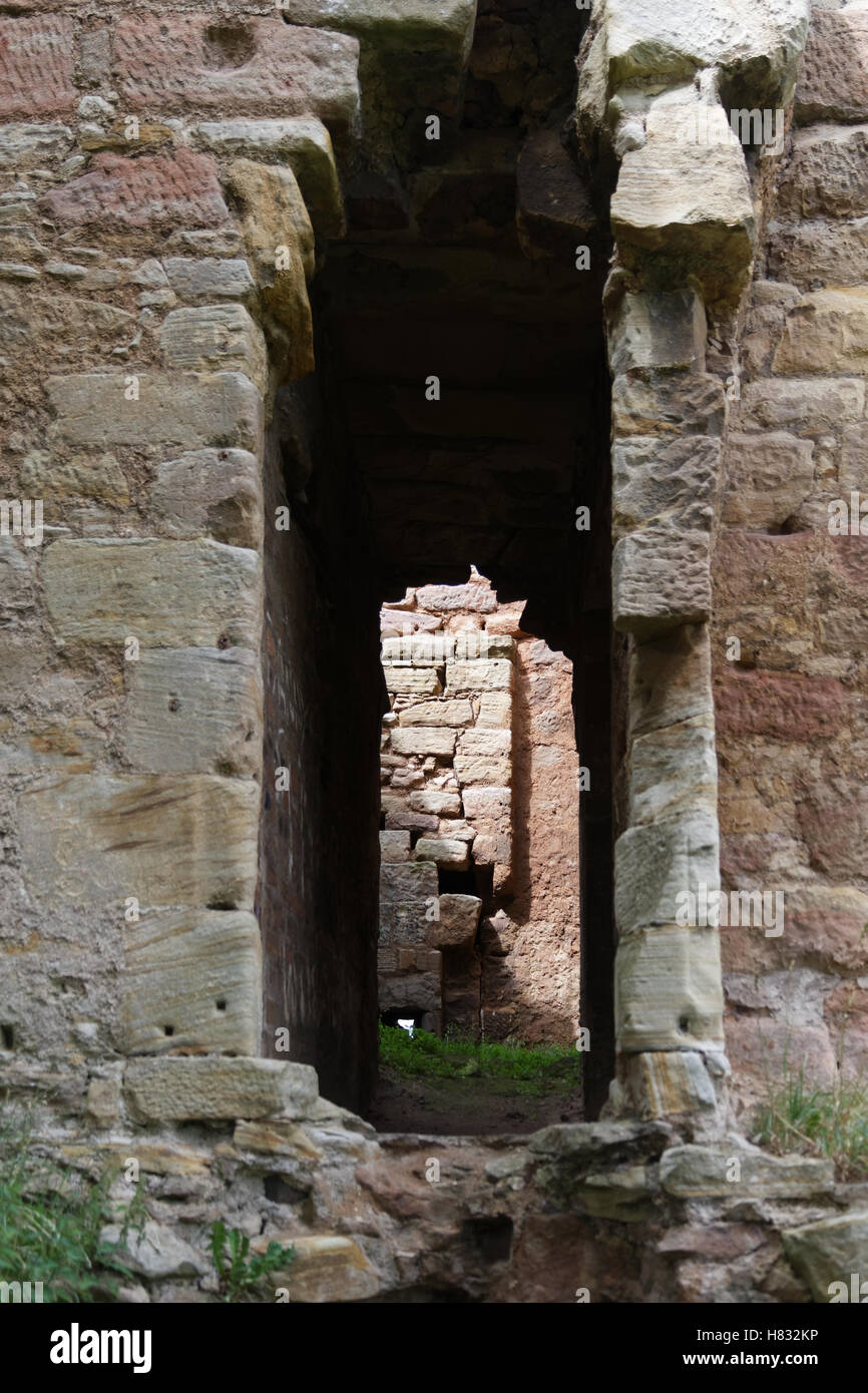 Gilbertfield Castle is a ruined 17th-century castle in Scotland Stock ...