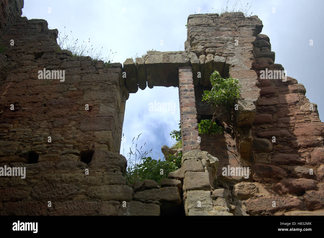 Gilbertfield Castle is a ruined 17th-century castle in Scotland Stock ...