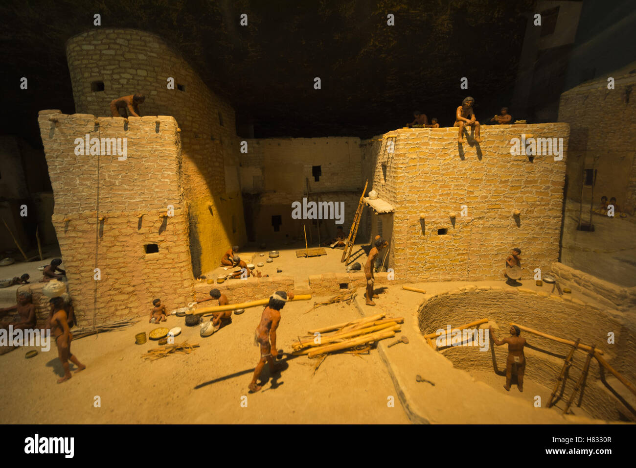 Colorado, Mesa Verde National Park, Chapin Mesa Archaeological Museum ...
