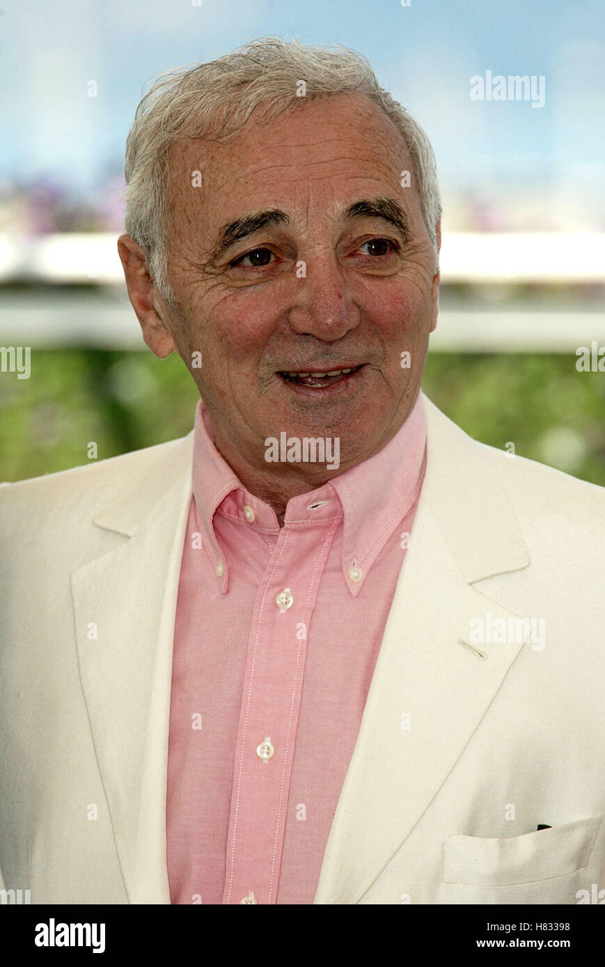CHARLES AZNAVOUR CANNES FILM FESTIVAL 2002 CANNES FILM FESTIVAL CANNES ...