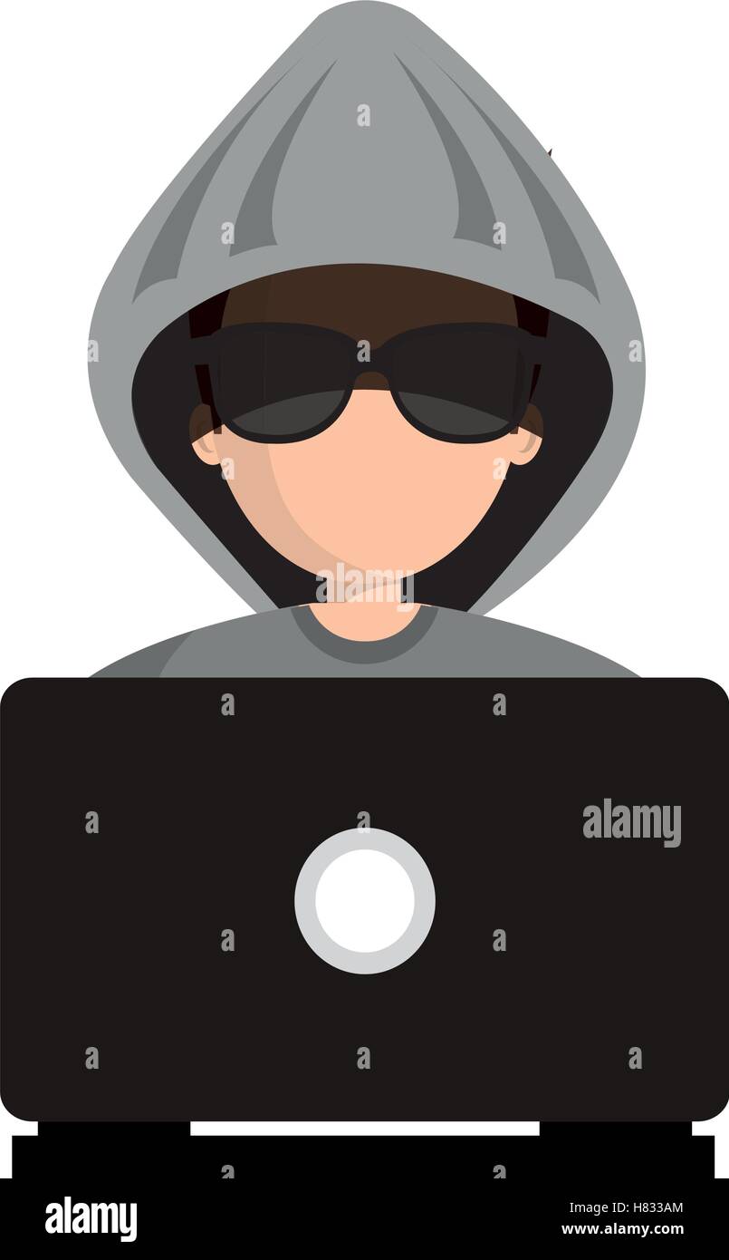 hacker character avatar icon vector illustration design Stock Vector ... hacker character avatar icon vector illustration design Stock Vector ...