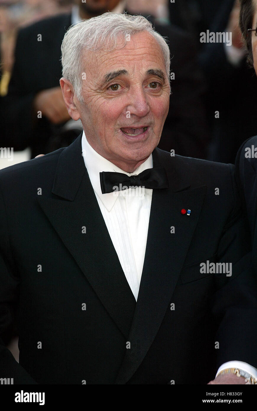 CHARLES AZNAVOUR CANNES FILM FESTIVAL 2002 CANNES FILM FESTIVAL CANNES ...