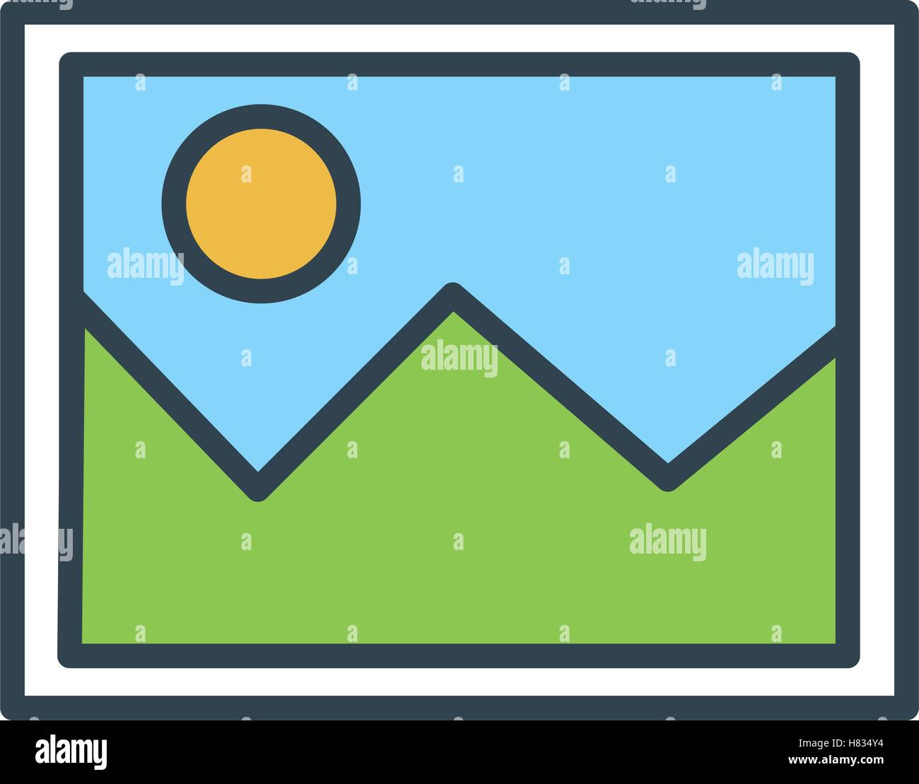 picture file isolated icon vector illustration design Stock Vector ...