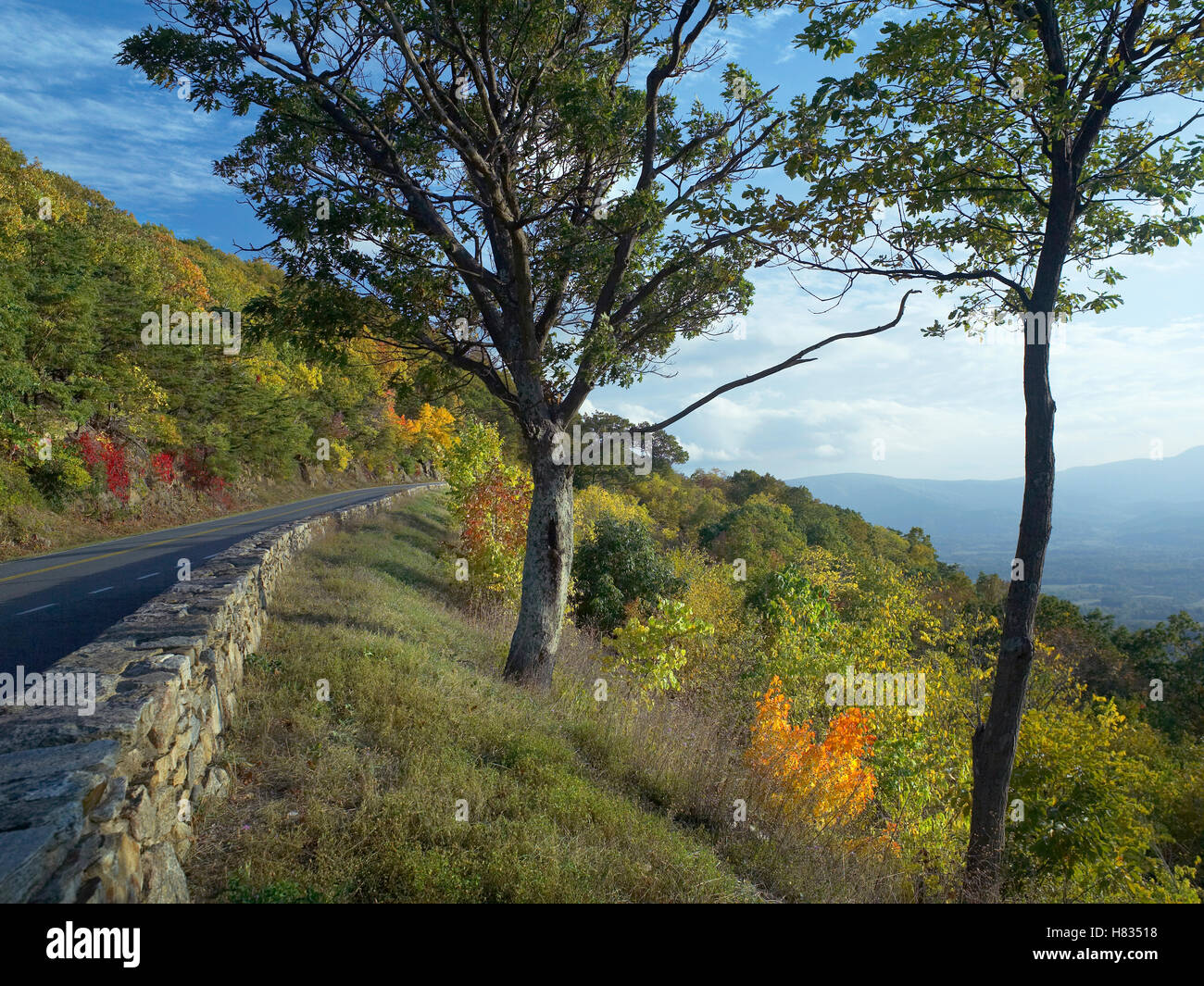 Skyline Drive, Shenandoah National Park, Virginia Stock Photo - Alamy