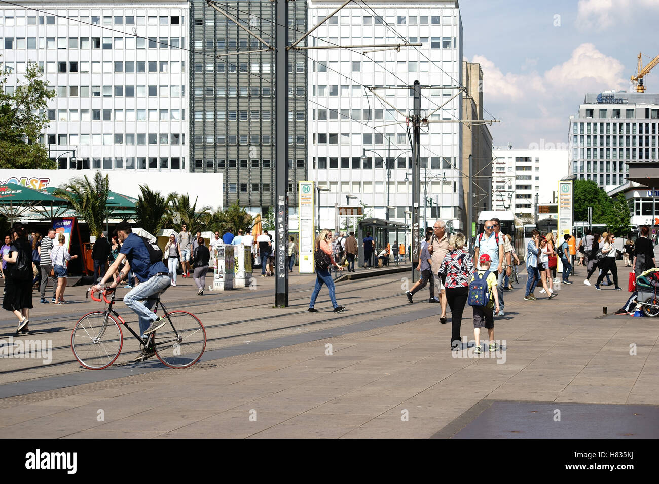 Germany berlin bus and tram stop sign hi-res stock photography and ...