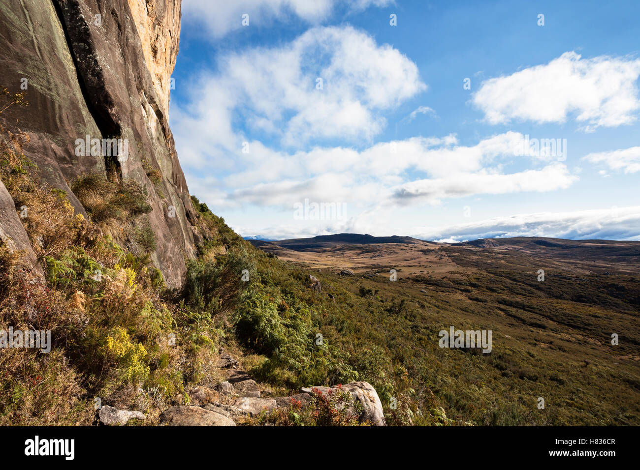 Rock cliff, Andringitra National Park, southern Madagascar Stock Photo ...