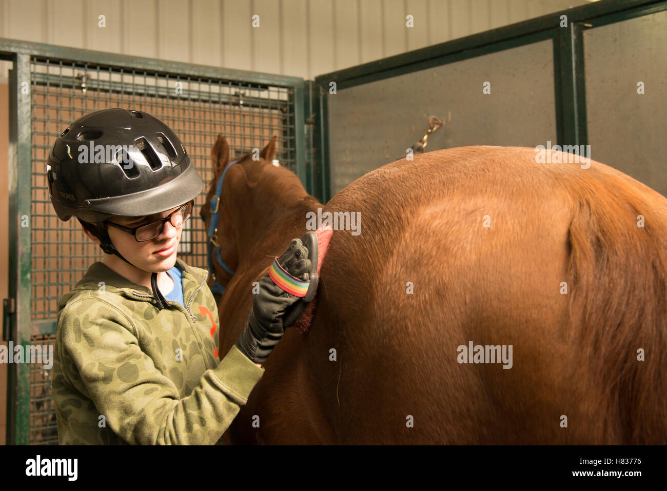 Therapy Riding Mental Health Stock Photo - Alamy