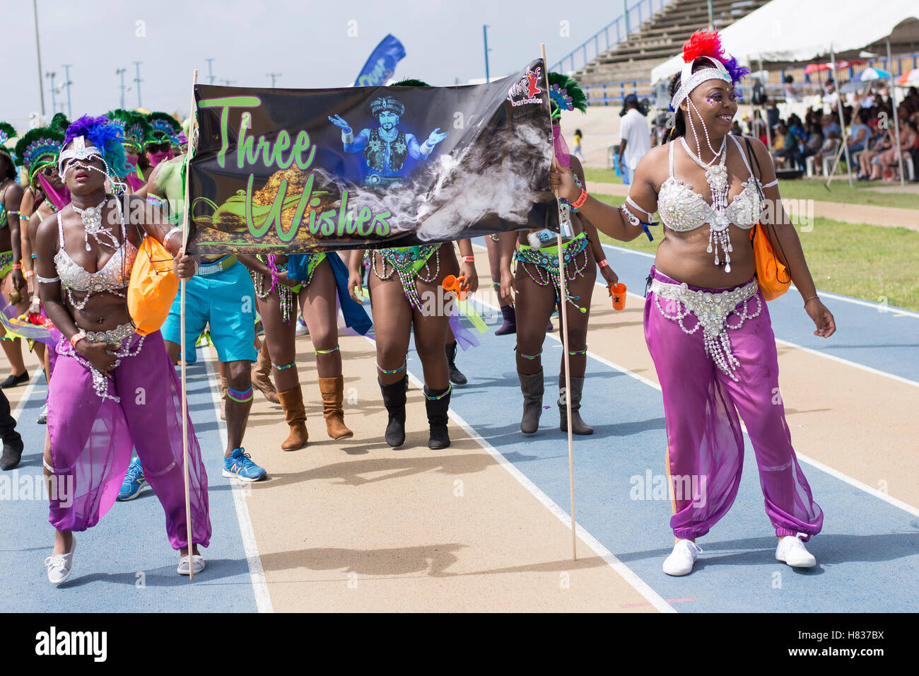 Barbados Crop Over Festival (Grand Kadooment 2016 in Barbados Stock ...
