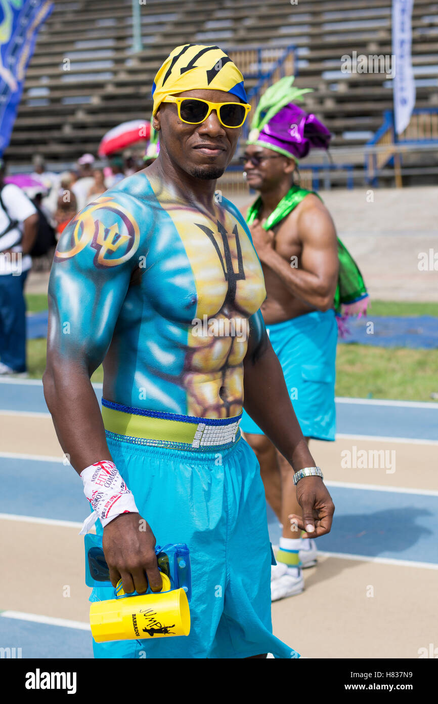 Barbados Crop Over Festival (Grand Kadooment 2016 in Barbados Stock ...