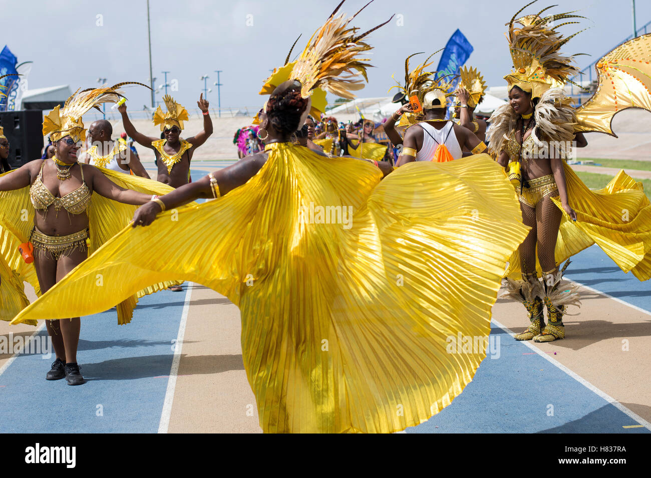 Barbados Crop Over Festival Grand Kadooment 2016 In Barbados Stock