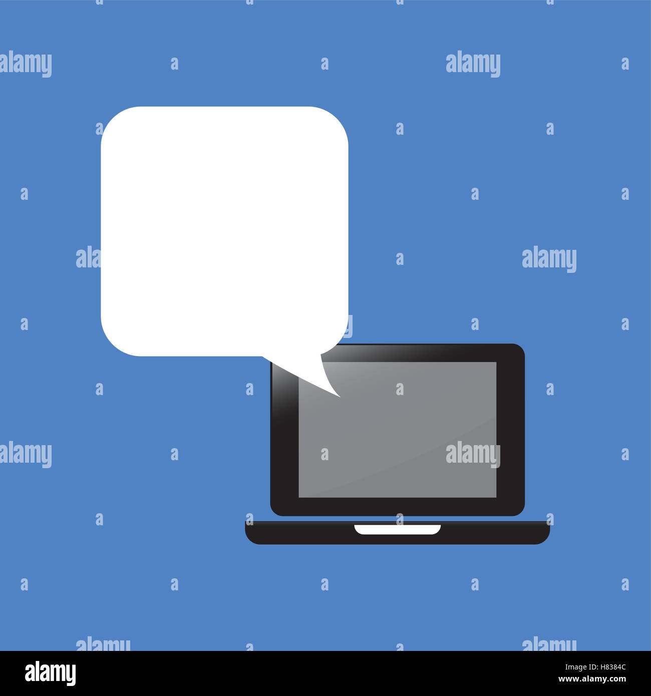 Chat bubble social media icon vector illustration graphic design Stock ...