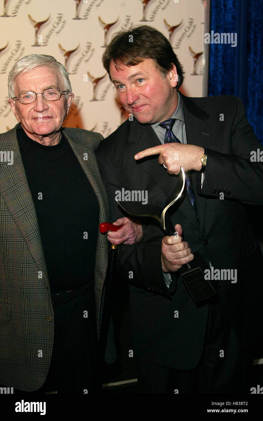 BLAKE EDWARDS & JOHN RITTER 54 WRITERS GUILD AWARDS BEVERLY HILLS LOS ...