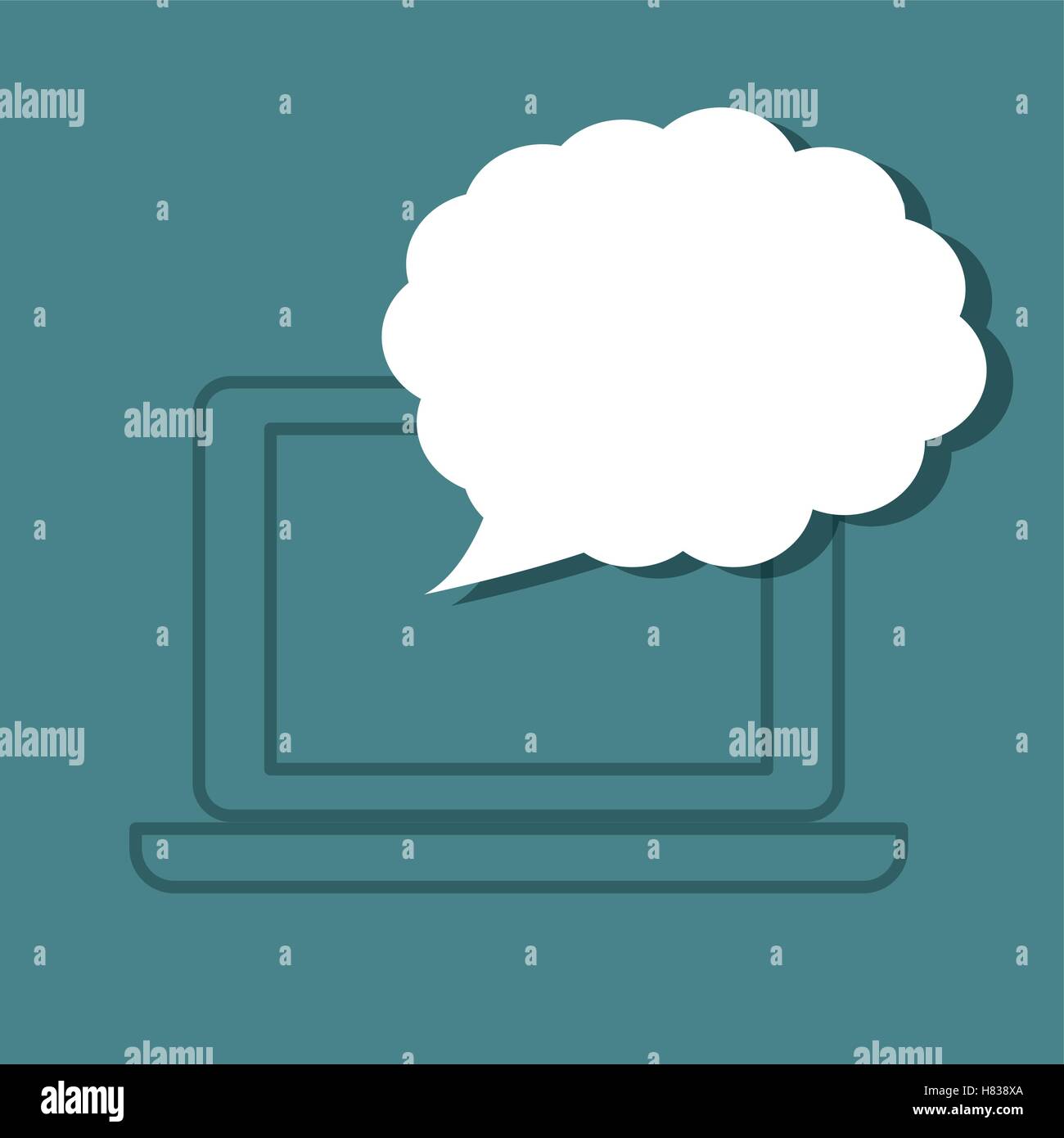 Chat bubble social media icon vector illustration graphic design Stock ...