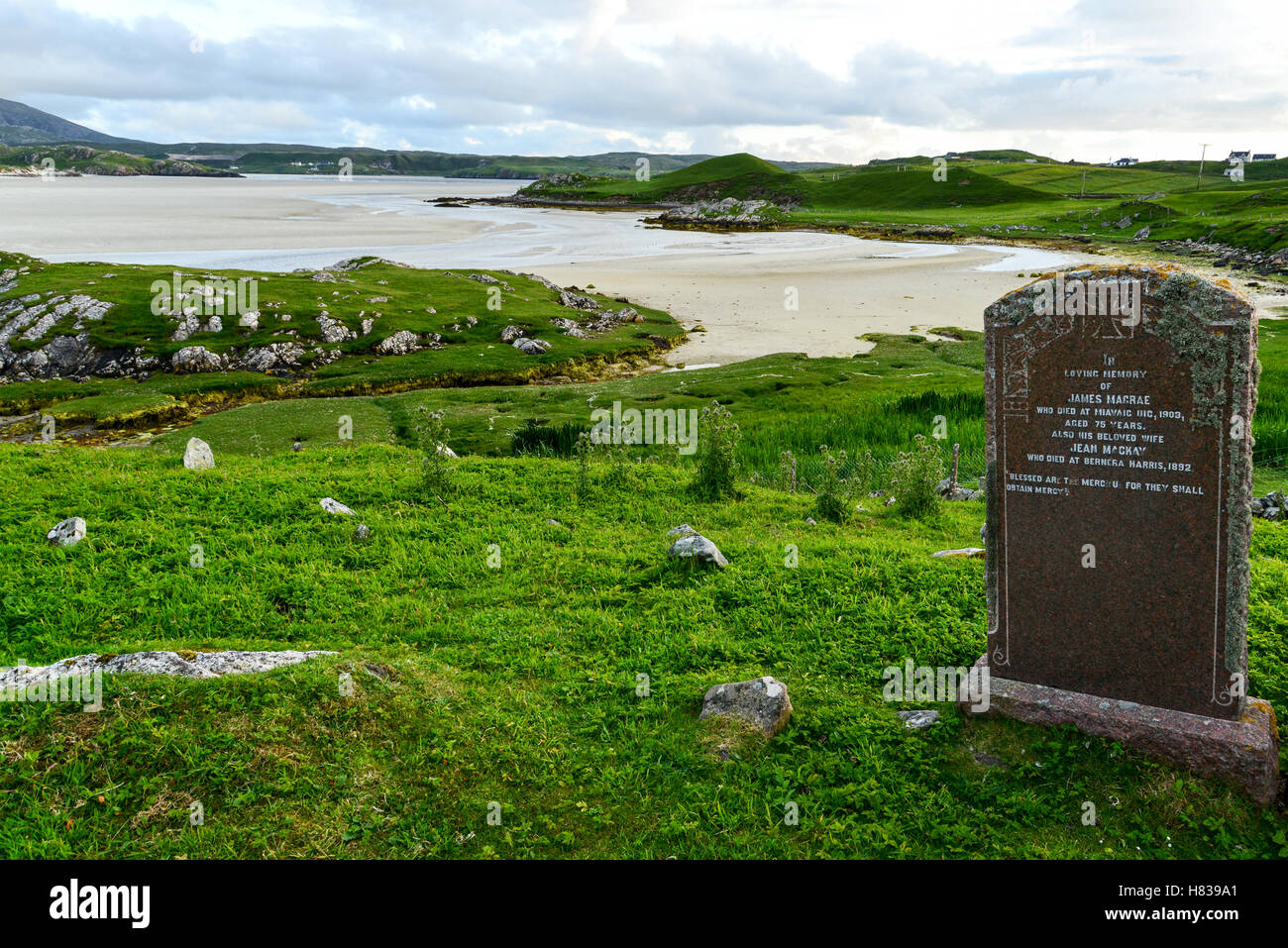 Baile-na-Cille Burial Ground Stock Photo - Alamy