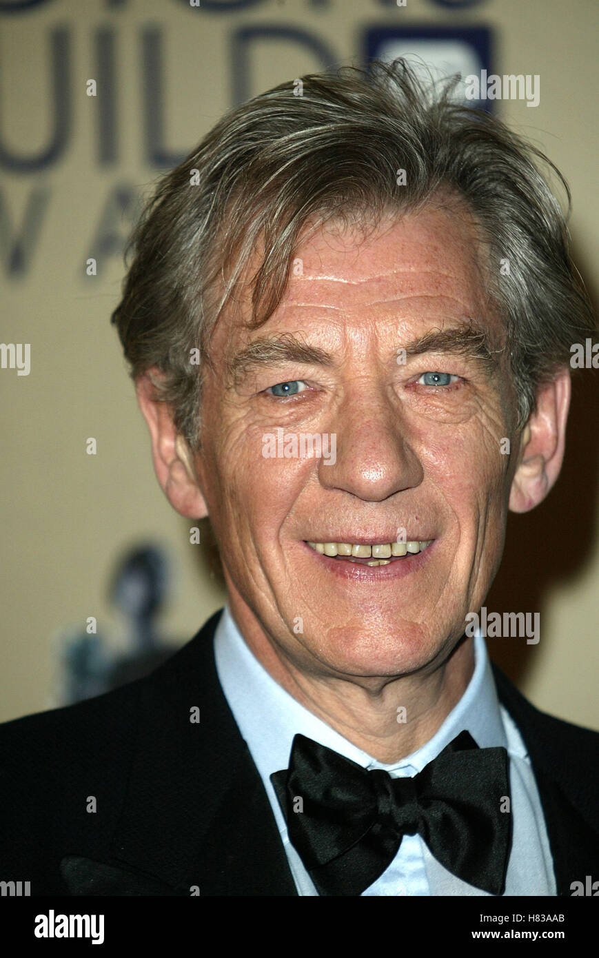 SIR IAN MCKELLEN 8TH SCREEN ACTORS GUILD AWARDS PRESS ROOM SHRINE ...