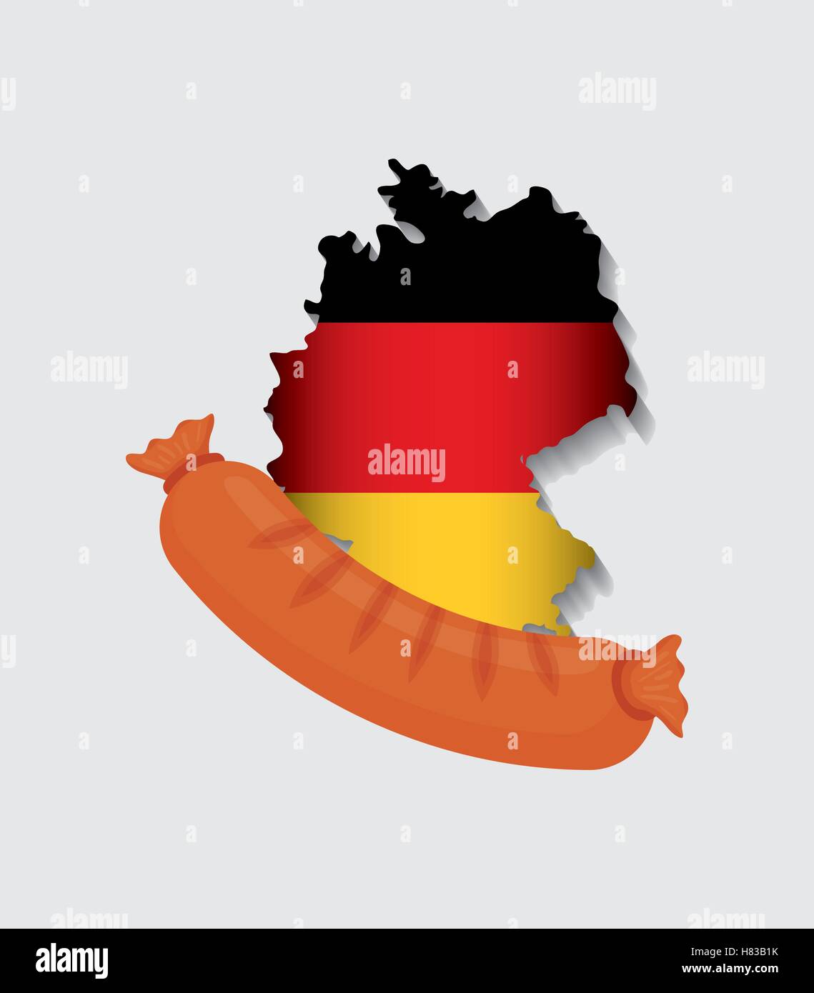 Sausage german food icon vector illustration graphic design Stock ...