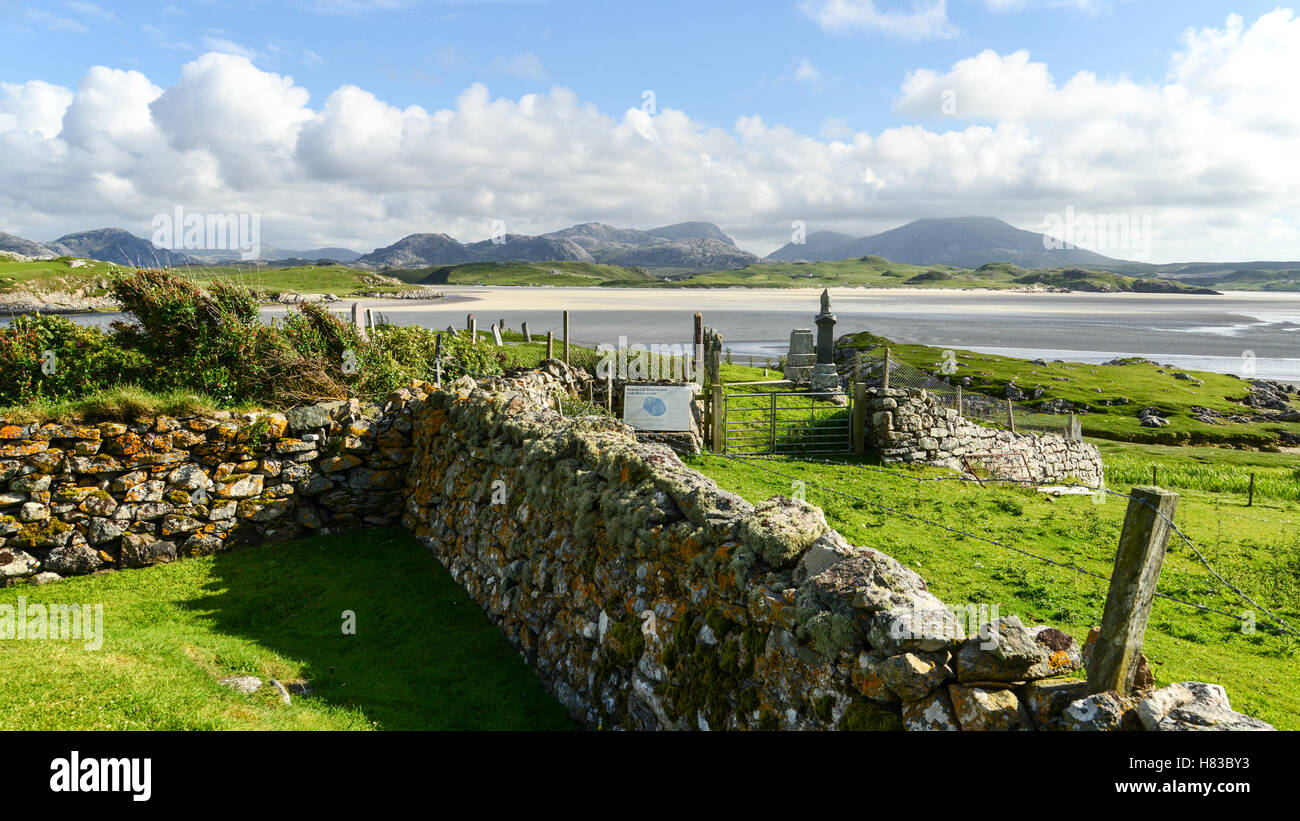 Baile-na-Cille Burial Ground Stock Photo - Alamy