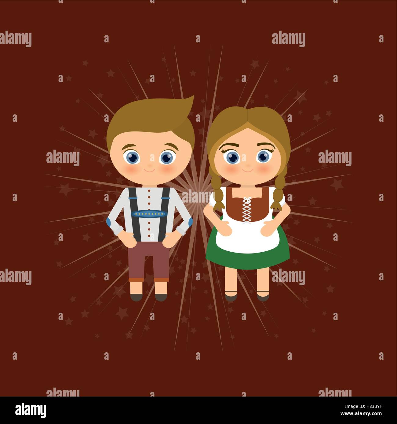 german oktoberfest cartoon Stock Vector Image & Art - Alamy