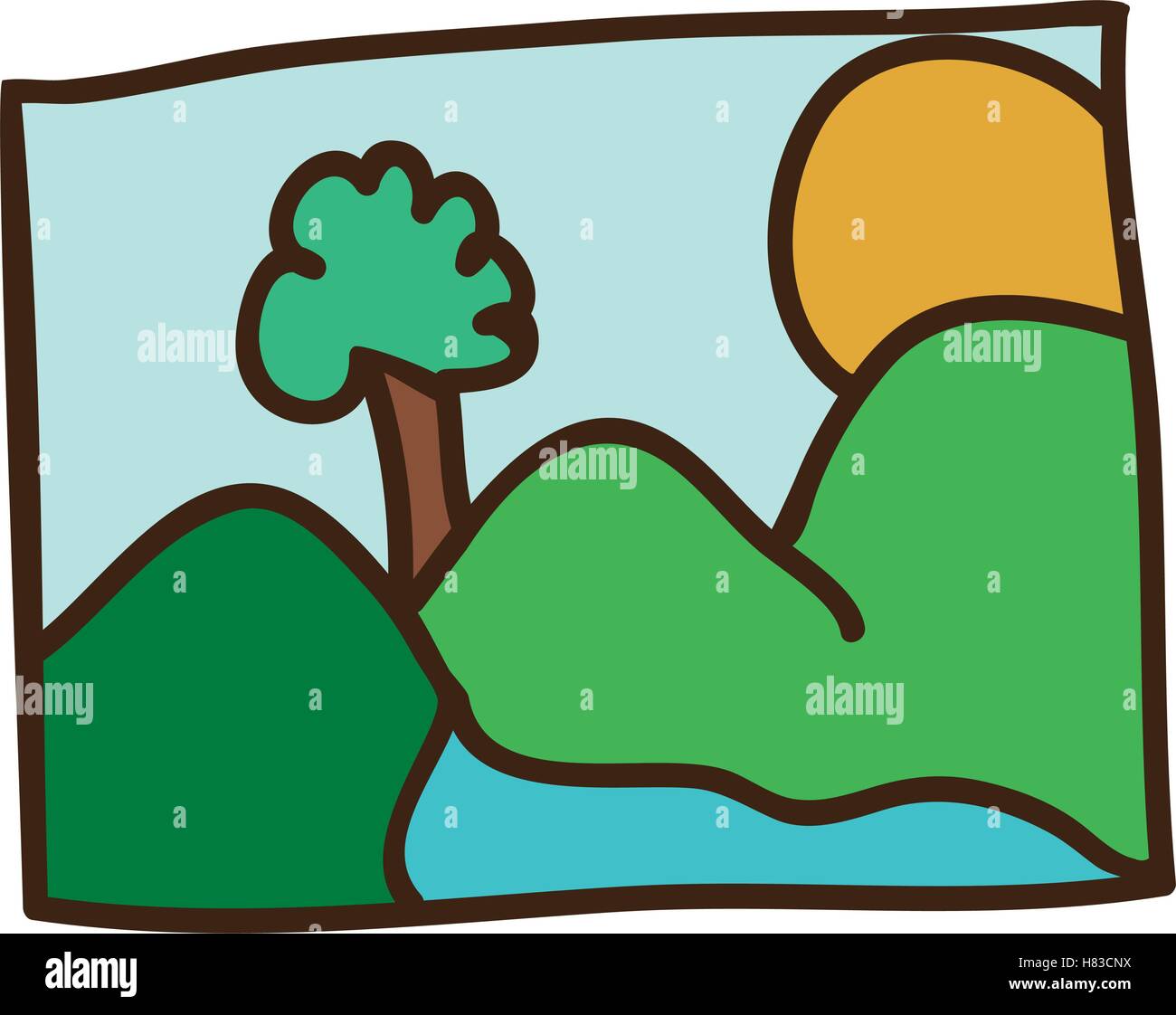 Alp picture Stock Vector Images - Alamy