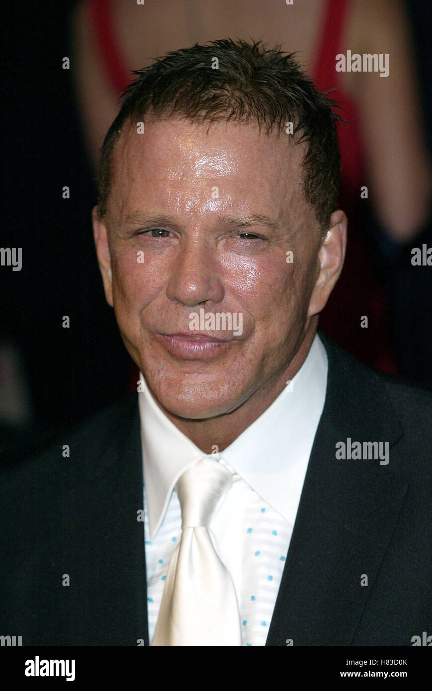 Mickey rourke actor a beverly hills los angeles hi-res stock ...