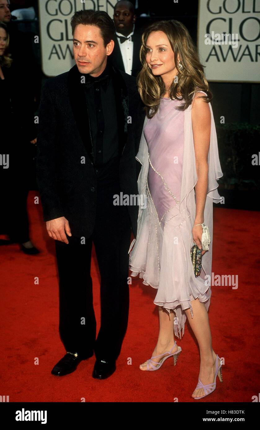 ROBERT DOWNEY JNR C FLOCKHART LOS ANGELES USA 21 January 2001 Stock ...