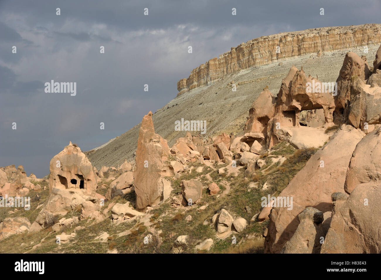 Volcanic landscape, Cappadocia, Turkey Stock Photo - Alamy