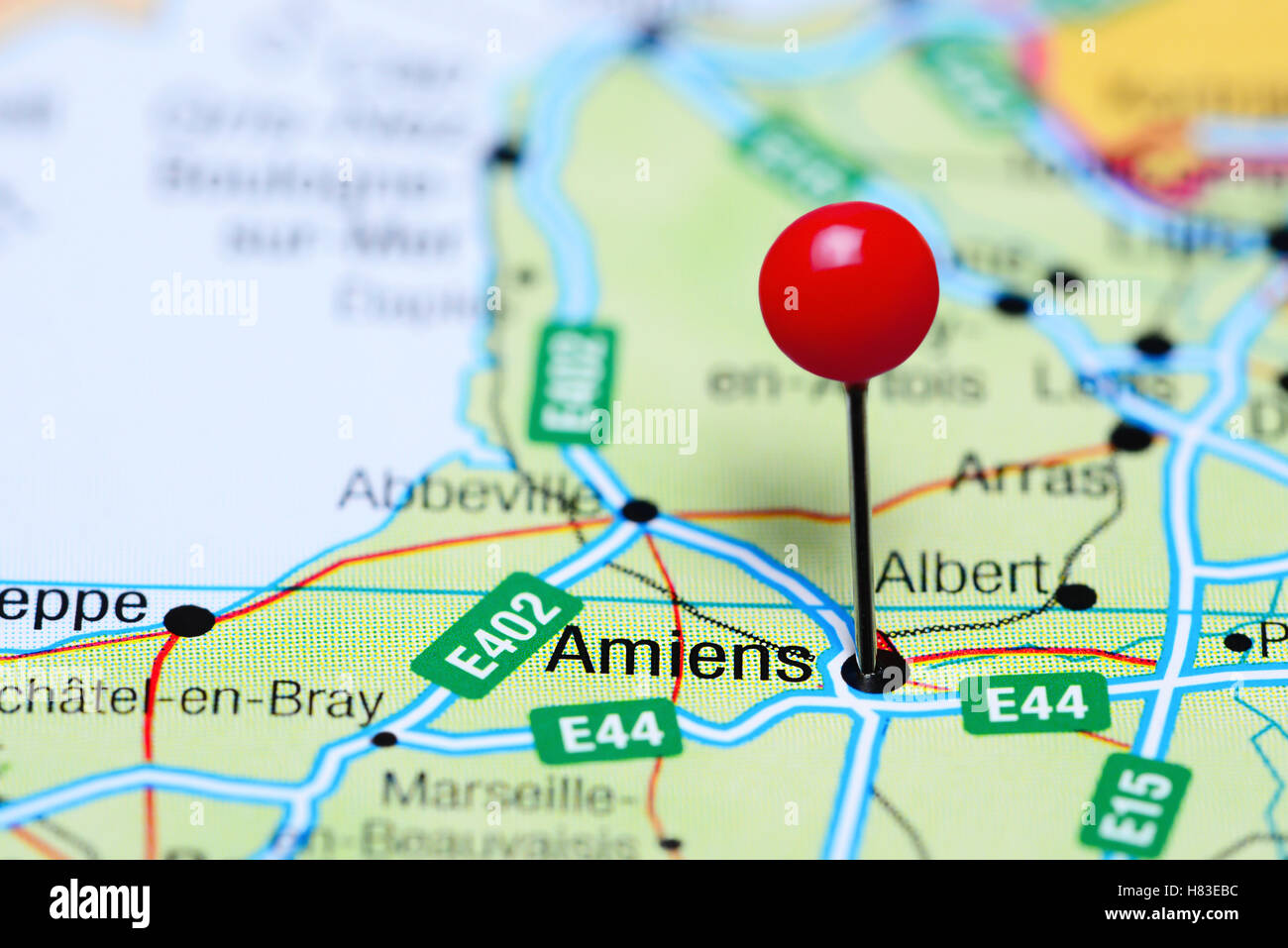 Amiens map hi-res stock photography and images - Alamy