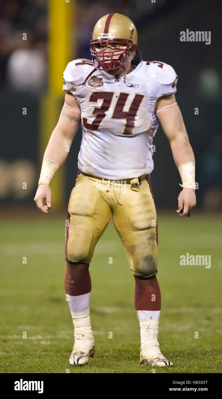 Dec 26, 2009; San Francisco, CA, USA; Boston College Eagles linebacker ...