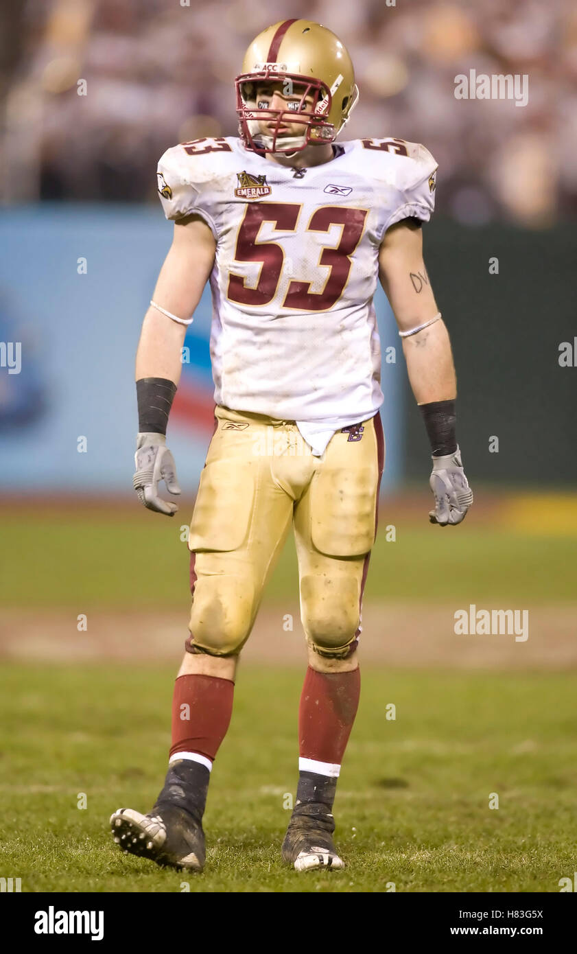 Dec 26, 2009; San Francisco, CA, USA; Boston College Eagles linebacker ...