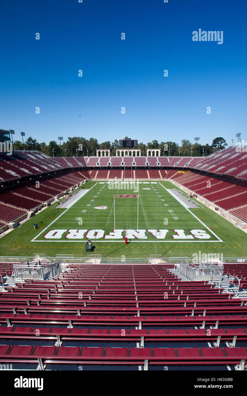 September 4, 2010; Stanford, CA, USA; General view of Stanford Stadium ...