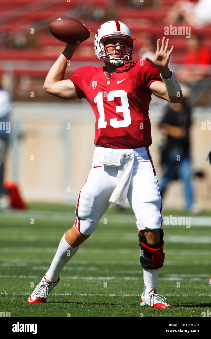 September 4, 2010; Stanford, CA, USA; Stanford Cardinal quarterback ...
