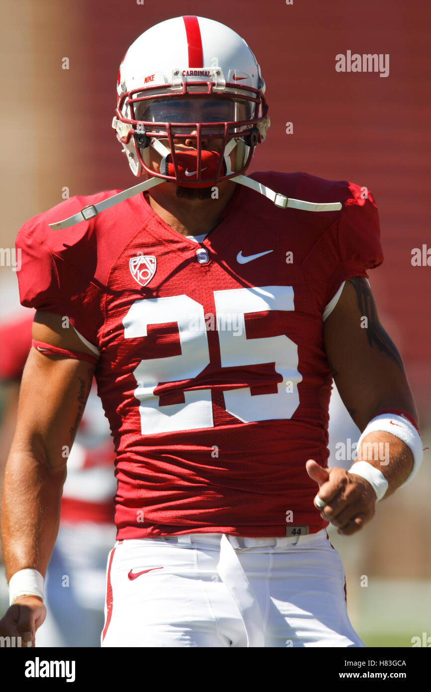 September 4, 2010; Stanford, CA, USA; Stanford Cardinal running back ...