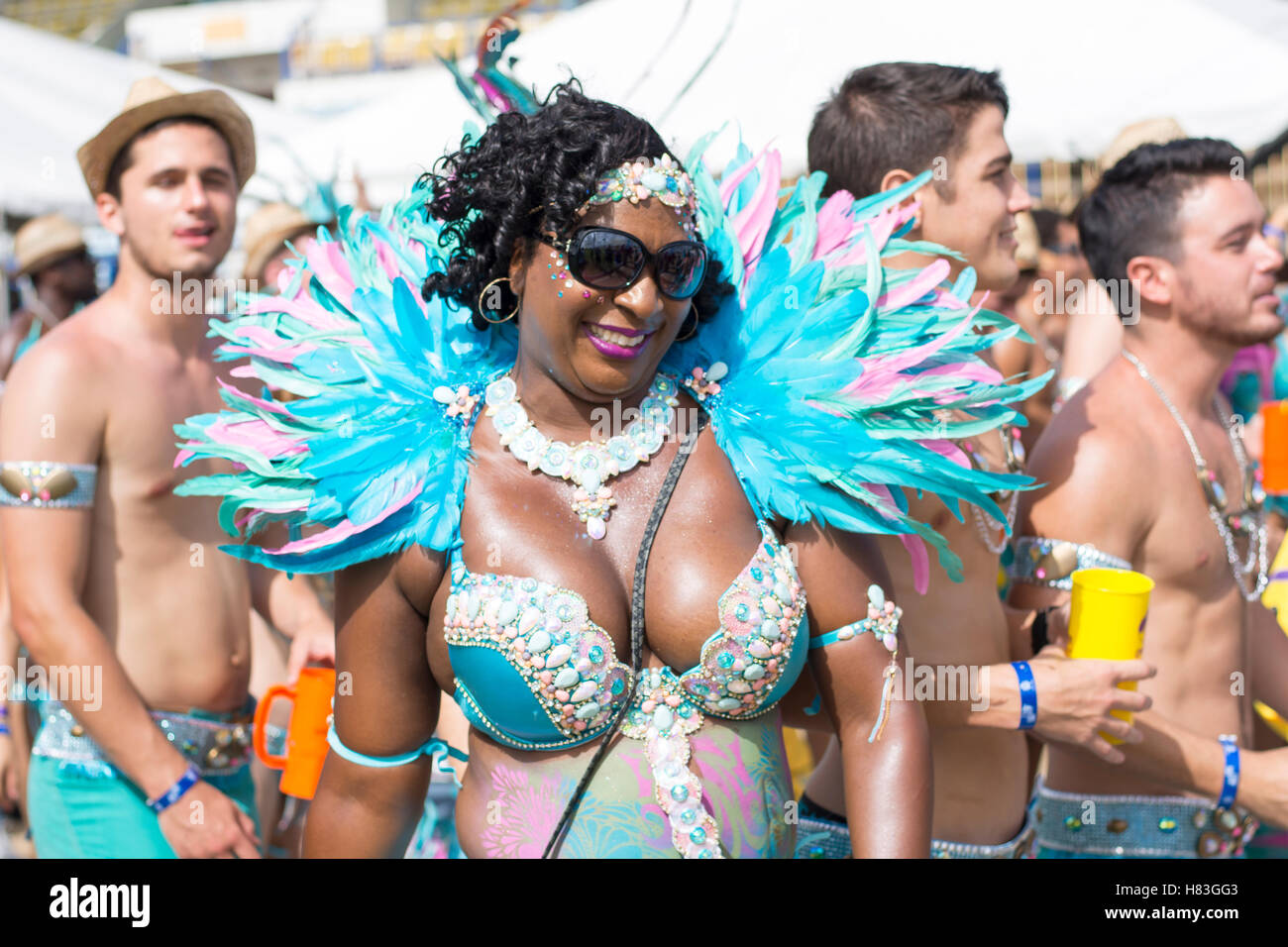 Barbados Crop Over Festival (Grand Kadooment 2016 in Barbados Stock Photo - Alamy